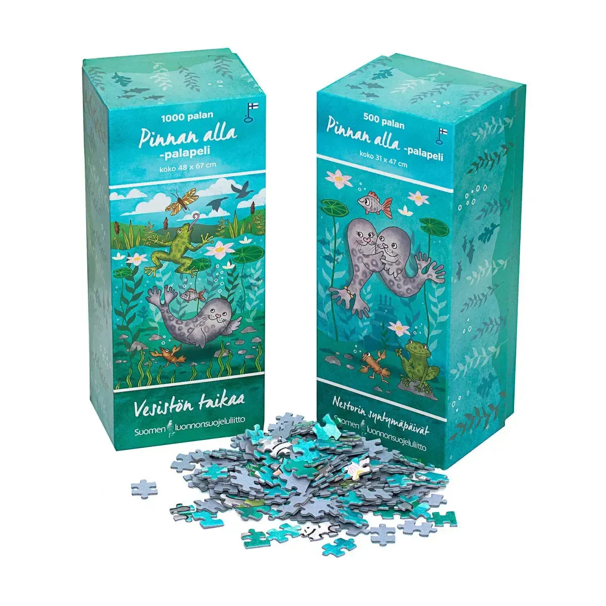 Palapelit (500 palaa + 1000 palaa)